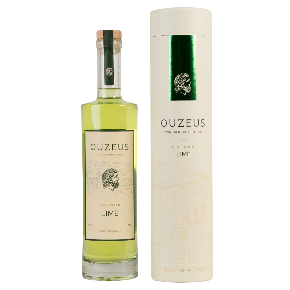 Ouzeus Anise Liqueur- Lime with Gift Box 700ML – The Loose Dozen - Fine ...