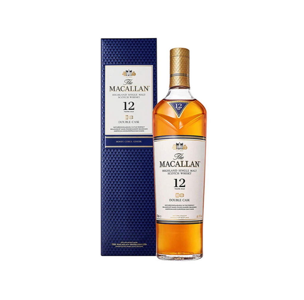 The Macallan 12 Year Old Double Cask Single Malt Scotch Whisky 700ml ...